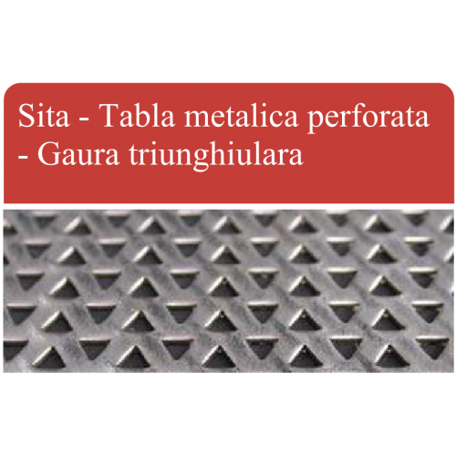 Sita - Tabla metalica perforata gaura triunghiulara 3.5 mm